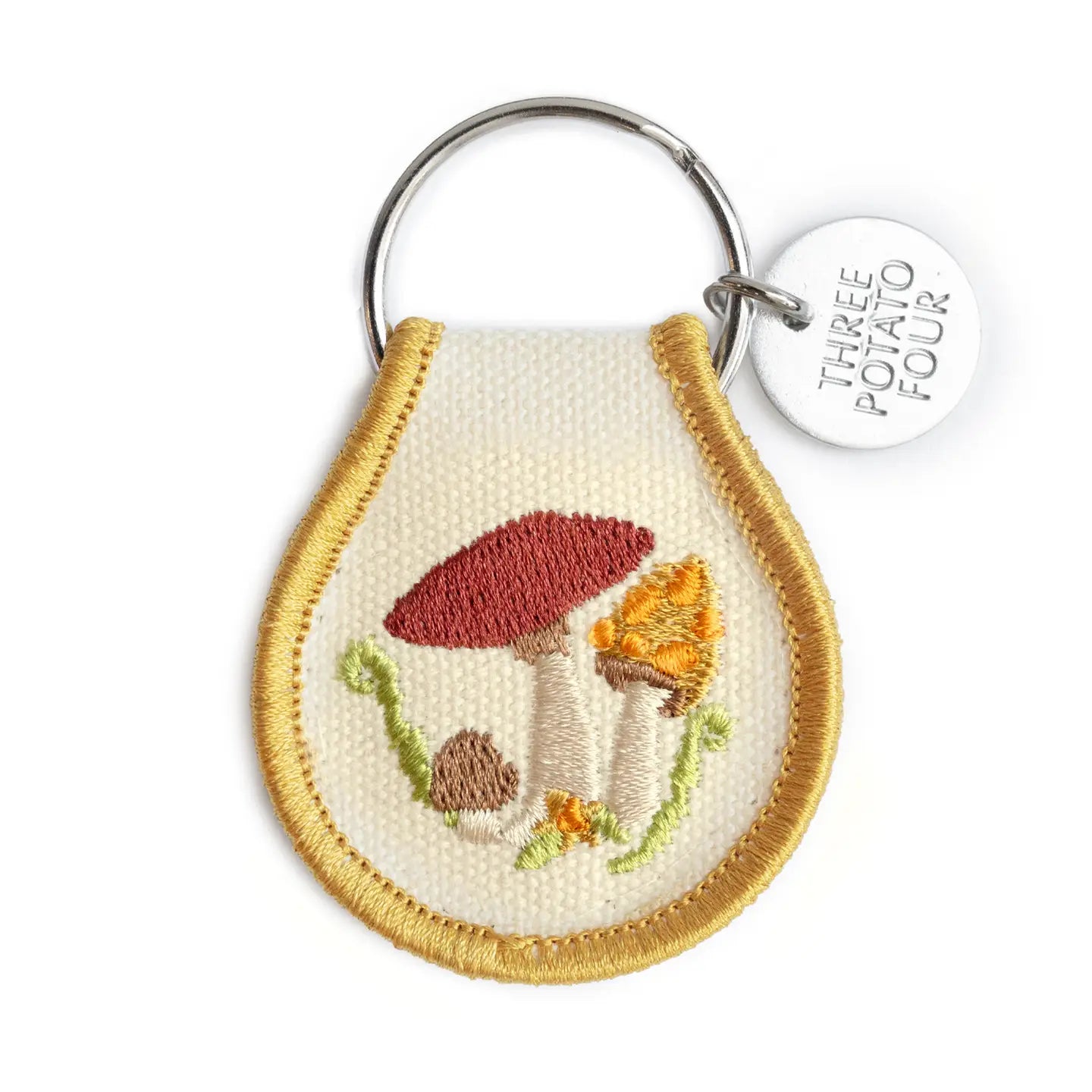Mushroom Field Patch Keychain – Ali's Wagon